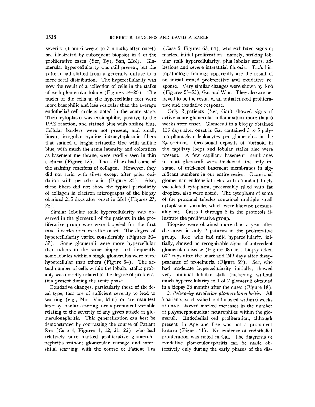 JCI - POST-STREPTOCOCCAL GLOMERULONEPHRITIS: HISTOPATHOLOGIC AND CLINICAL STUDIES OF THE ACUTE ...