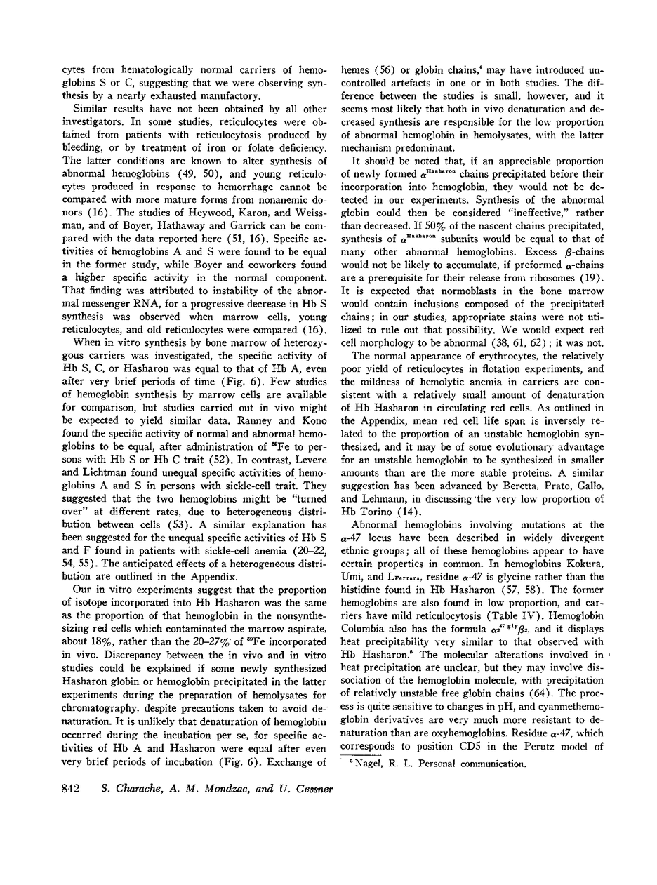 JCI - Hemoglobin Hasharon (α247 his(CD5)β2): a hemoglobin found in low ...