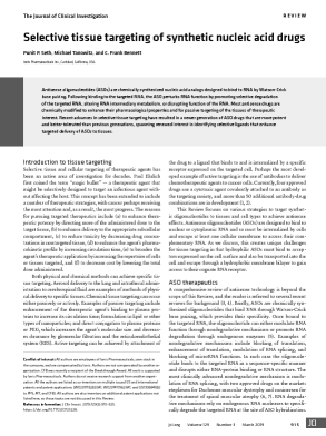 JCI - Selective tissue targeting of synthetic nucleic acid drugs