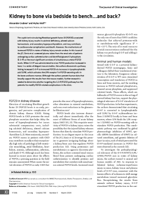 JCI - Kidney to bone via bedside to bench…and back?